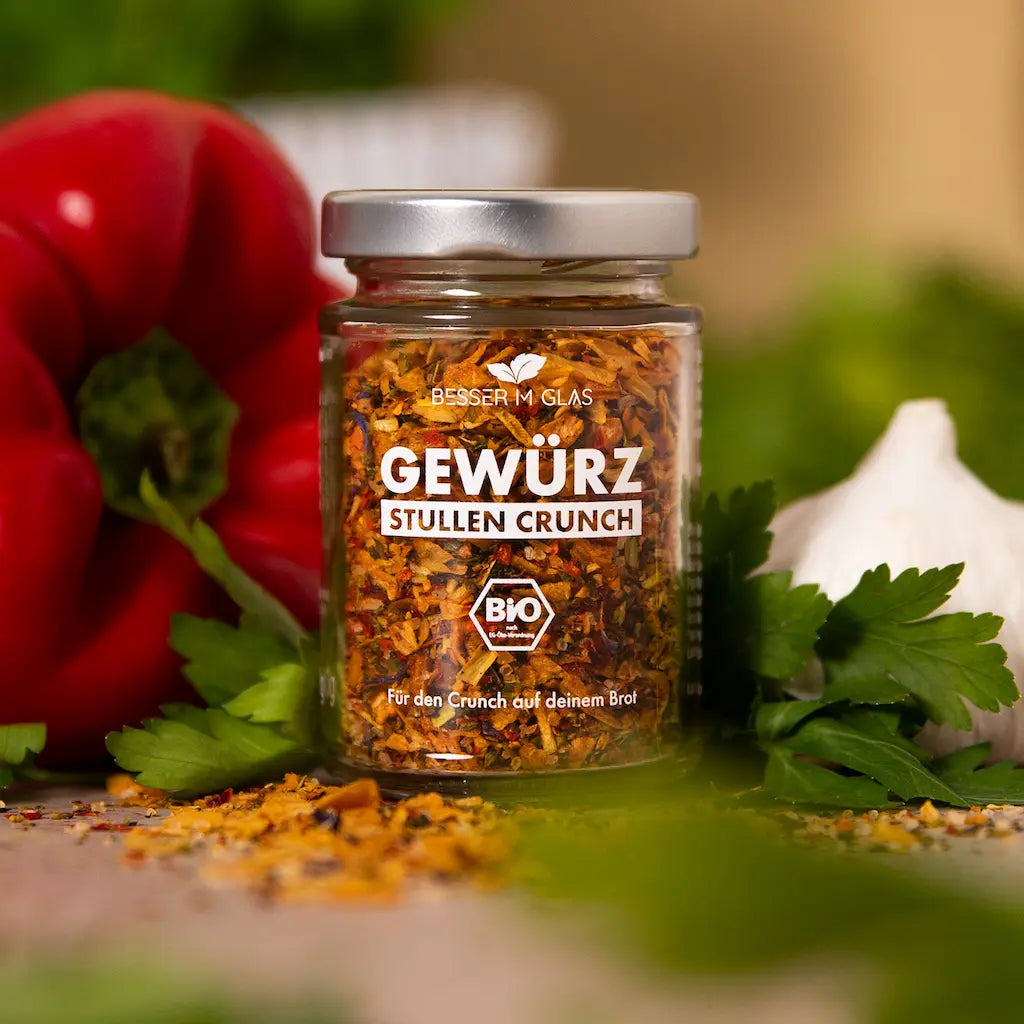 Bio Brot-Topping Stullen Crunch | Besser im Glas | Gewürzmischung mit ...
